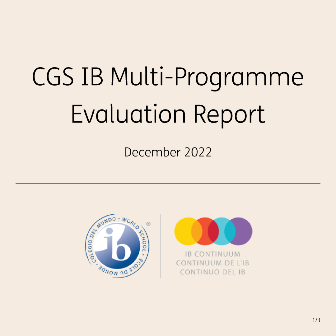 CGS ΙΒ Εvaluation Report | Conclusions of the Evaluation team ...